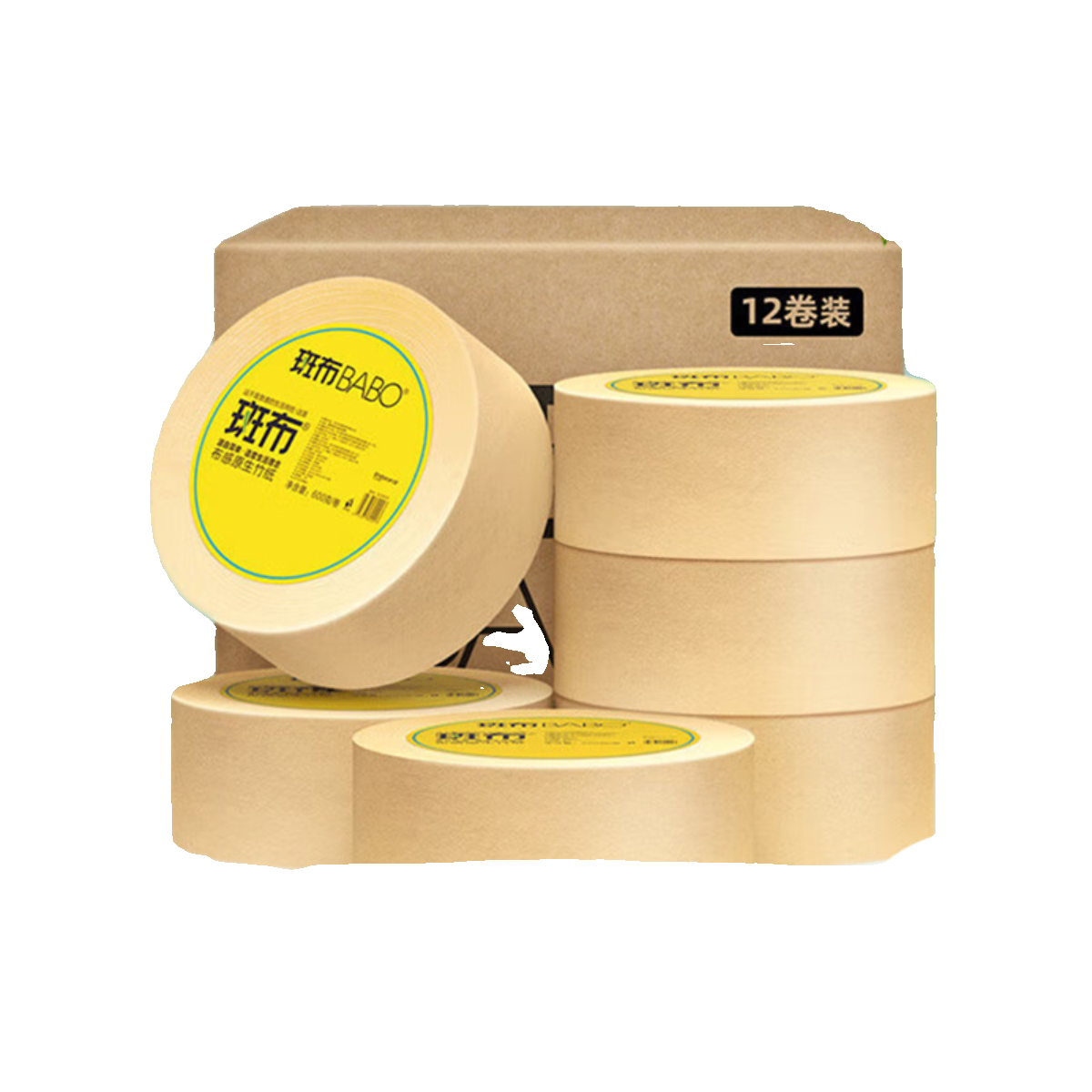 Banbu Bamboo Pulp Toilet Paper - 600g Large Roll, 12 Rolls/Box