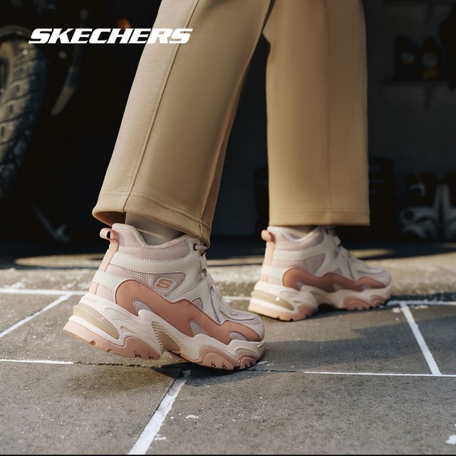Skechers official outlets autumn mecha shoes second generation high top ...