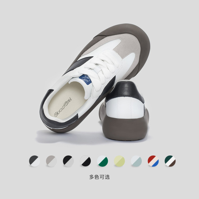 GOODBAI DUM DUM Puffy Low-top Thick-soled Casual Shoes