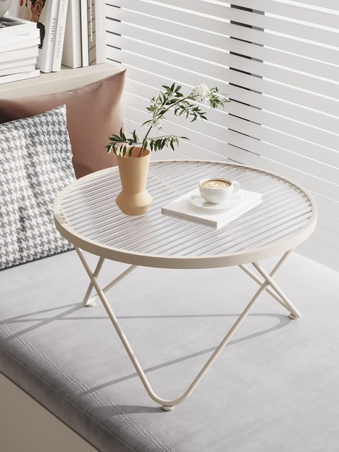 Bay Window Coffee Table, Small Table, Cream Style Small Coffee Table ...