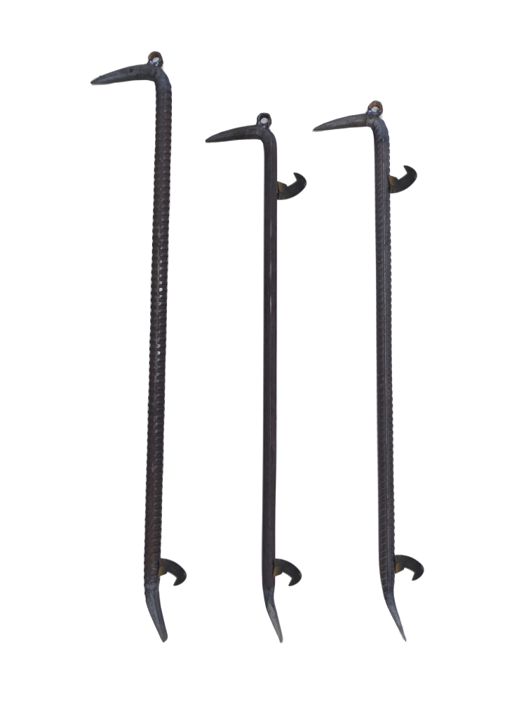 Six-Edge Back Hook Crowbar | Multi-Functional Steel Aluminum Demolition ...