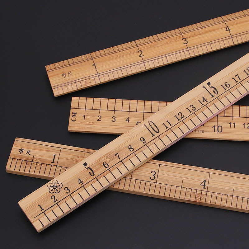 Bamboo Ruler Measuring Clothes Ruler Clothing Tailoring Tool Wooden ...