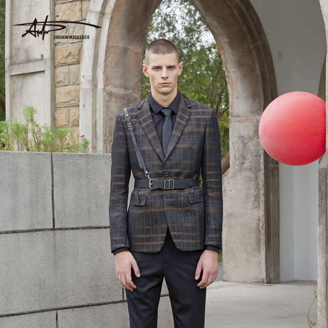 Andrew Mackenzie Italian spring new men's business suit jacket 551072141115