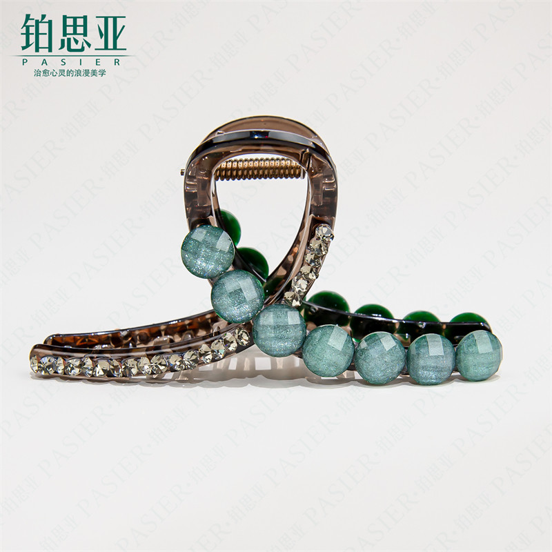 Bosiya Korean version silver wire bead grabber clip for women 2024 new ...