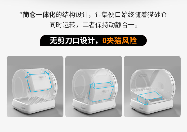 Lettiera Per Gatti Smart Air Radish C10 Pro Deodorante Chiuso ...