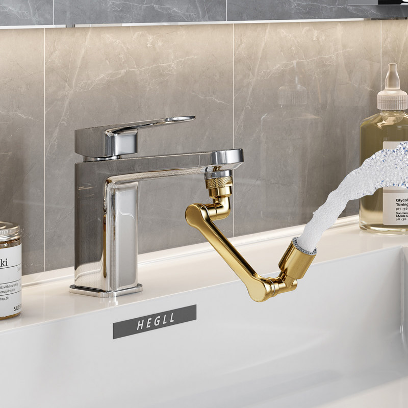 Yunhua Robotic Arm Faucet Extender - Universal Splash-Proof Bubbler