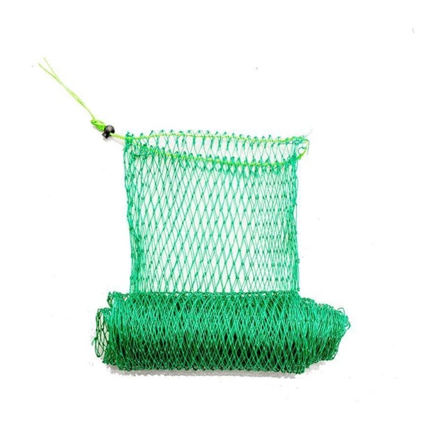 Net bag fishnet plastic thread braided fish guard portable drawstring ...