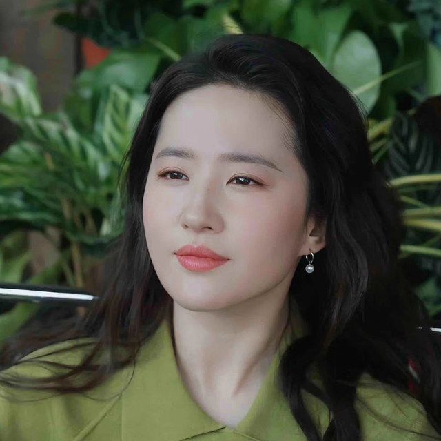 Liu Yifei goes to a windy place and Xu Hongdou's same style plain hoop ...