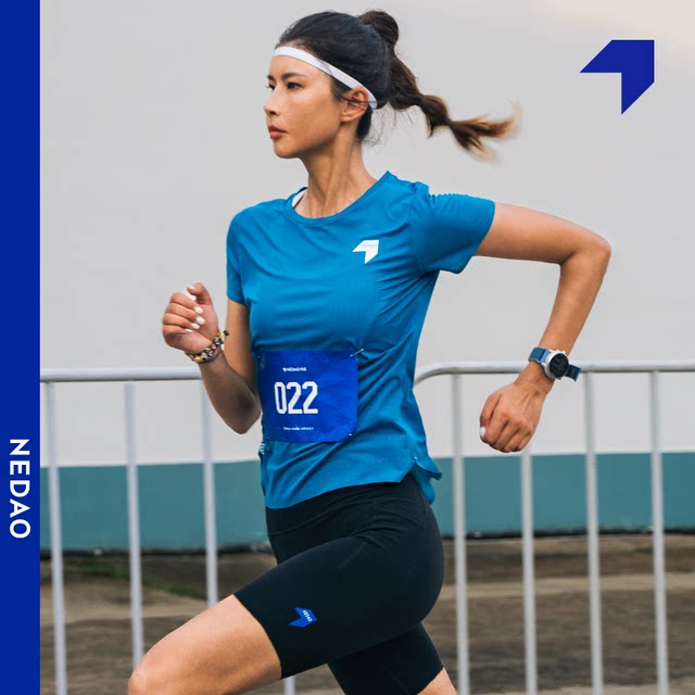 NEDAO inner solid color wind tunnel short-sleeved T-shirt 3.0 women's ...