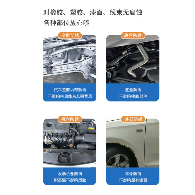 Car cavity anti-rust wax iron hand Fe515 long-lasting anti-rust agent ...