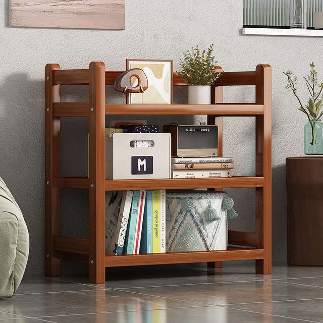 Bookshelf rack floor-standing household multi-functional living room ...