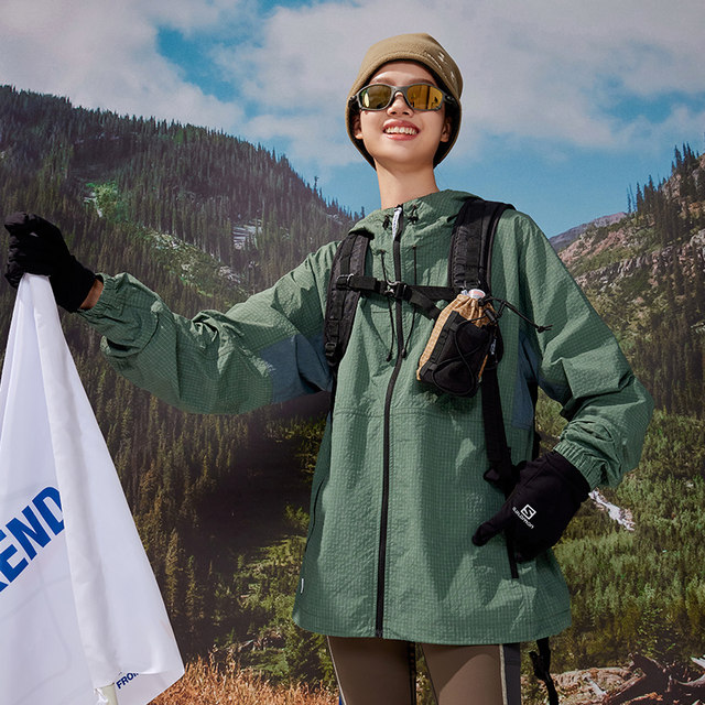 STAW hooded breathable windproof urban sports jacket autumn men's ...