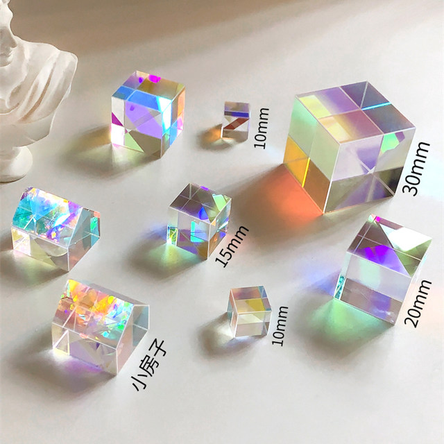 Sun Catcher Light Cube Color Prism Sun Catcher Desktop Ornament Glass ...