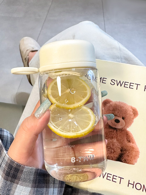 Summer water cup girl high -value plastic cup portable tea separated ...