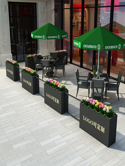 Outdoor stainless steel wrought iron flower box combination sales ...