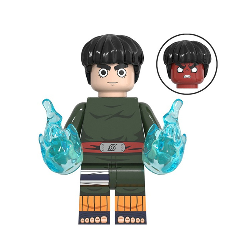 Naruto Rock Lee Building Blocks Toy - Anime Figurine - Ages 8+