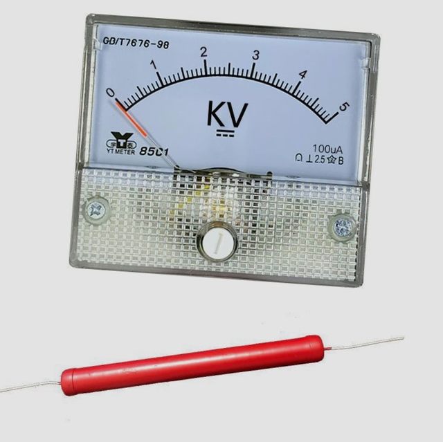 85C1 DC high voltage meter 5kv10kv20kv30kv50kv100kv pointer voltmeter ...