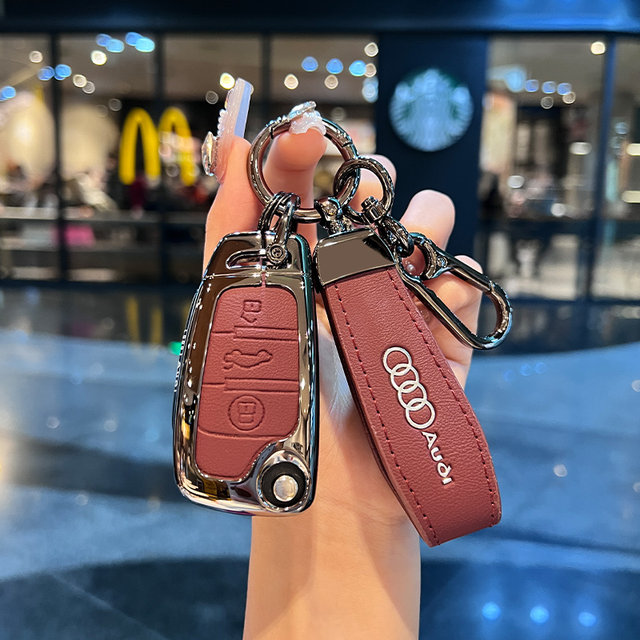 Suitable for Audi folding key cover Q3/tt/a3/A1 high-end bag q2l old Q7/q5 special insertion ...