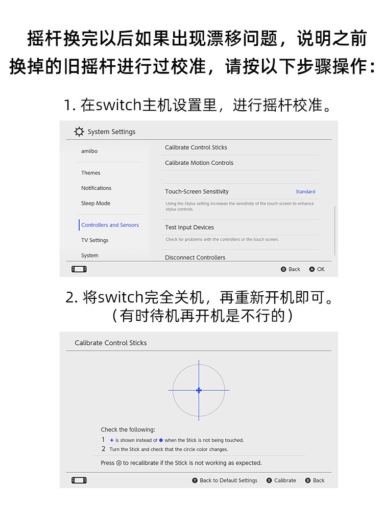 Grain Hall Effect Joy-Con Rocker Replacement - NS40