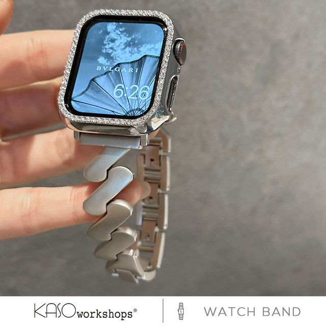 KASO is suitable for iwatch strap s8 new style 7 high-end sense 6 wavy ...