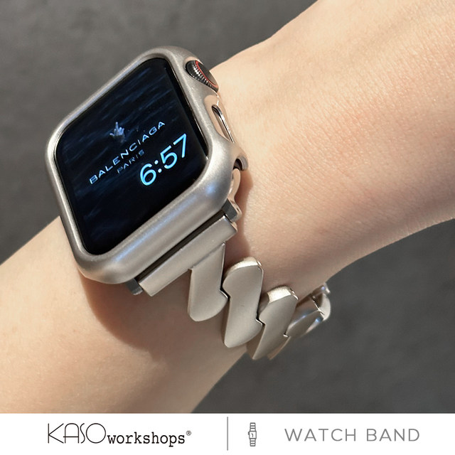 KASO is suitable for iwatch strap s8 new style 7 high-end sense 6 wavy ...