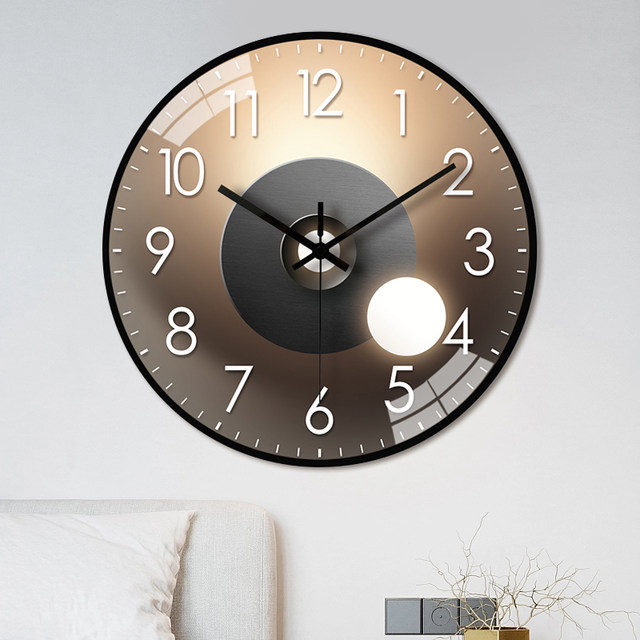 Internet celebrity light luxury hanging clock living room Furnishing ...
