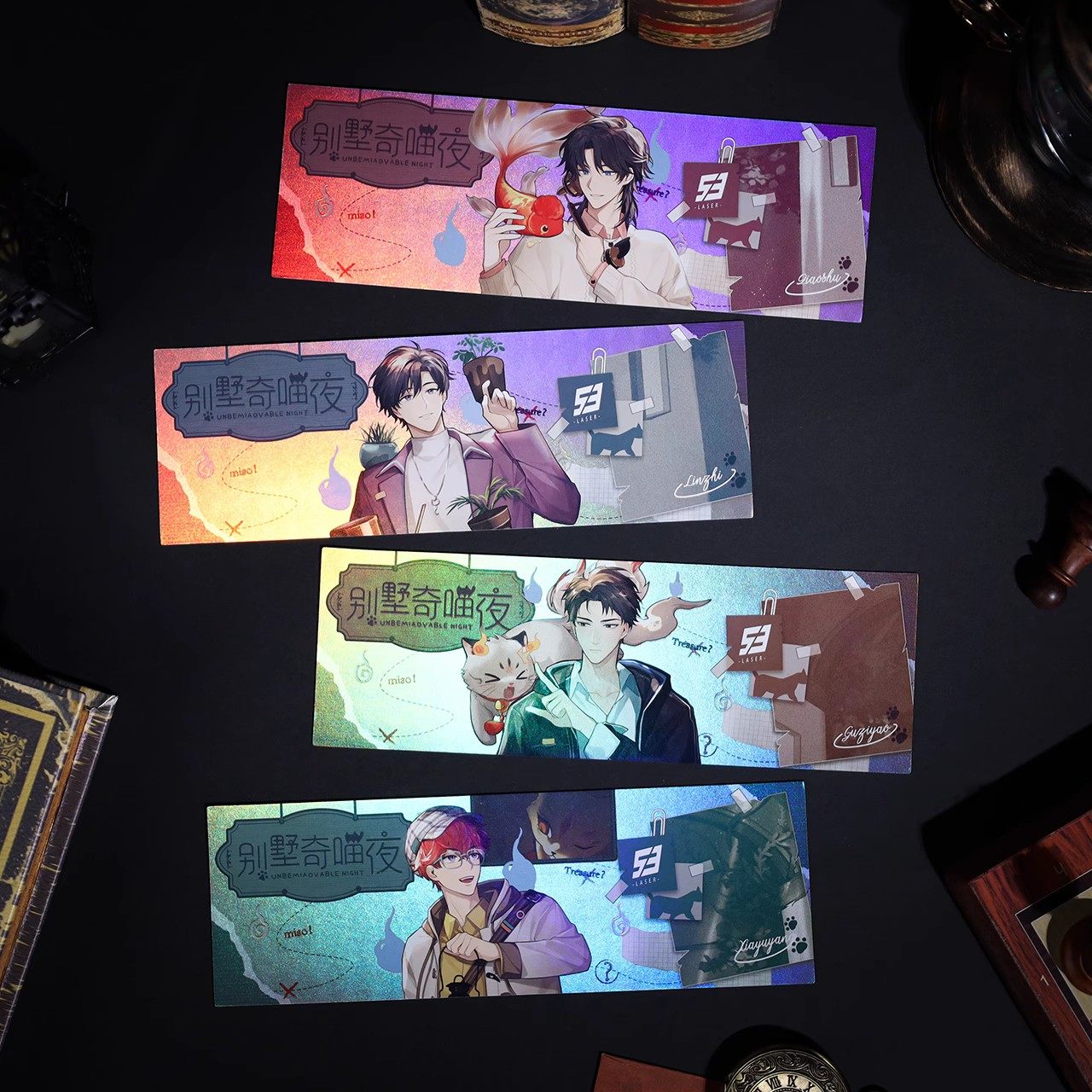 Li Ting Laser Odznak s Kočičími Uši FM - Roztomilý Design Vila