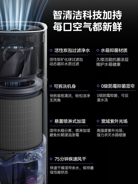 Midea fog-free humidifier Qingyin household pregnant women and baby ...