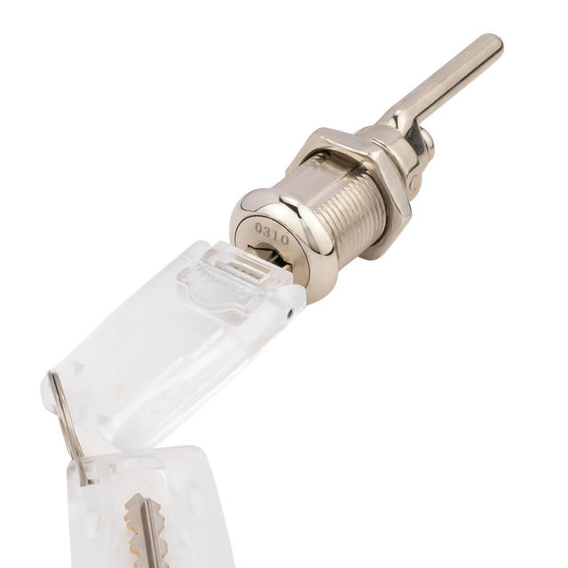 Desk metal movable cabinet drawer three-lock universal short tool ...