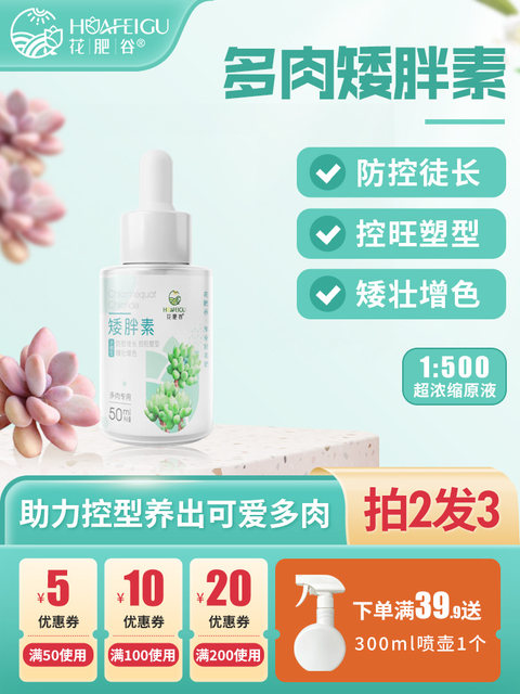 Huafeigu dwarf succulent plant special anti-leggy dwarf agent dwarf ...