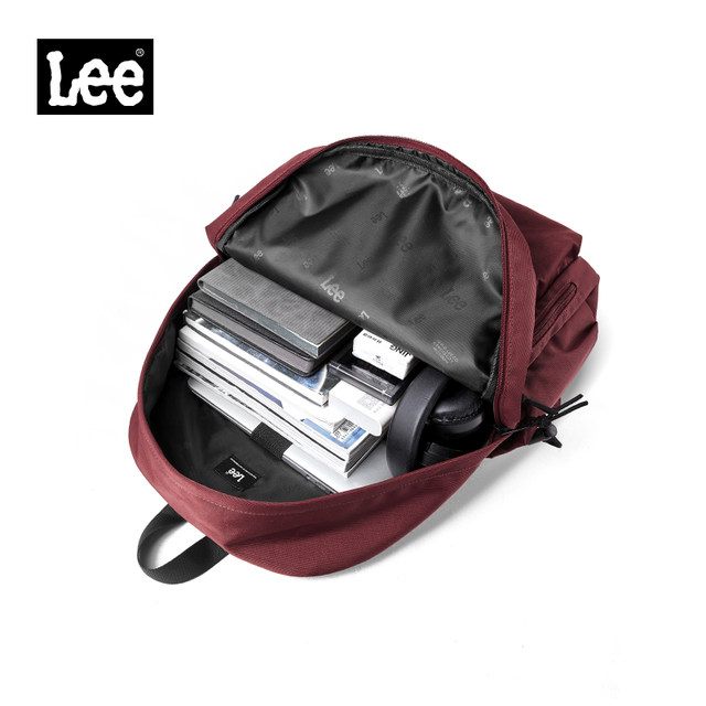Lee backpack men's large-capacity student school bag college students ...