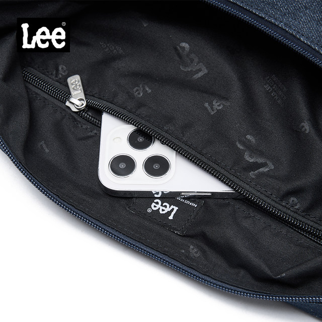 Lee men's crossbody bag 2024 new large-capacity shoulder bag black ...