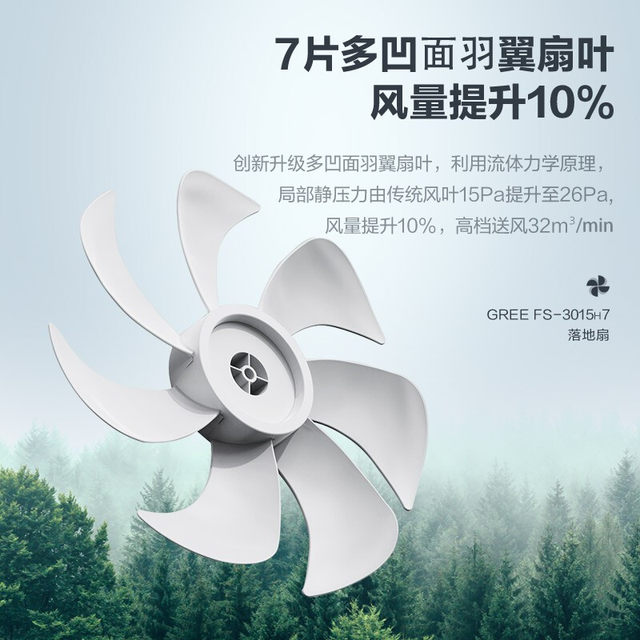 Gree Fan Is Quiet, Energy-Saving, Strong Wind, Suitable for Living Room ...