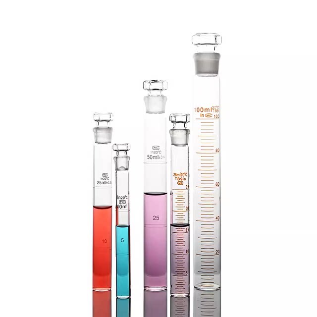 Grade A passable Nessler stopper colorimetric tube full scale 10/25 ...