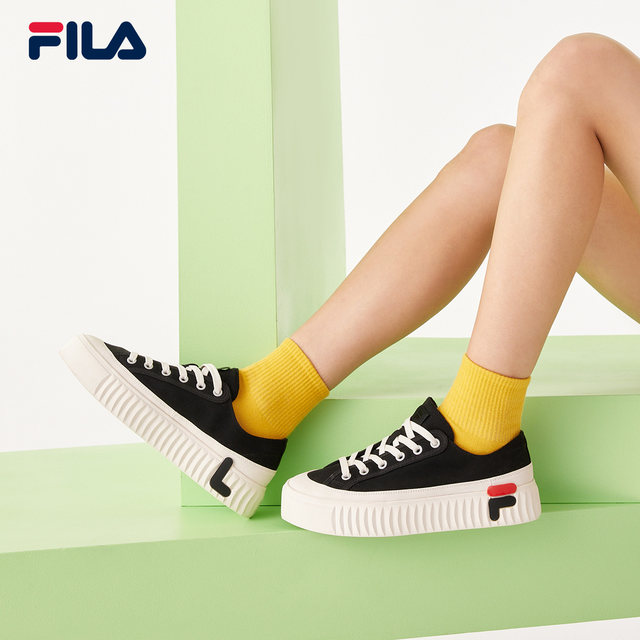 FILA canvas shoes for women, sneakers, white shoes, low-cut sneakers ...