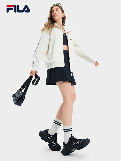 FILA Ferle Official Women's Shoes Fish Sales 4th Generation Dad Shoes ...