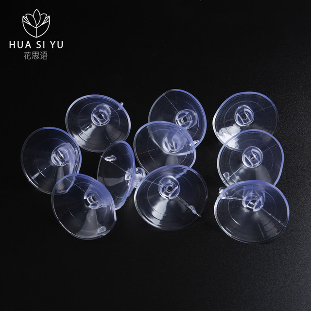 3CM4CM high transparent suction cup pvc wedding car decoration lollipop ...