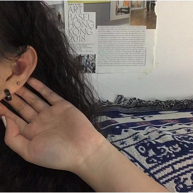 Minimalist ear bone clip Korean version of the simplicity basic ...