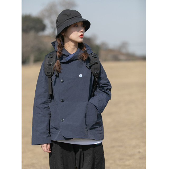 Japanese retro magician jacket male and female couple models neutral bf ...