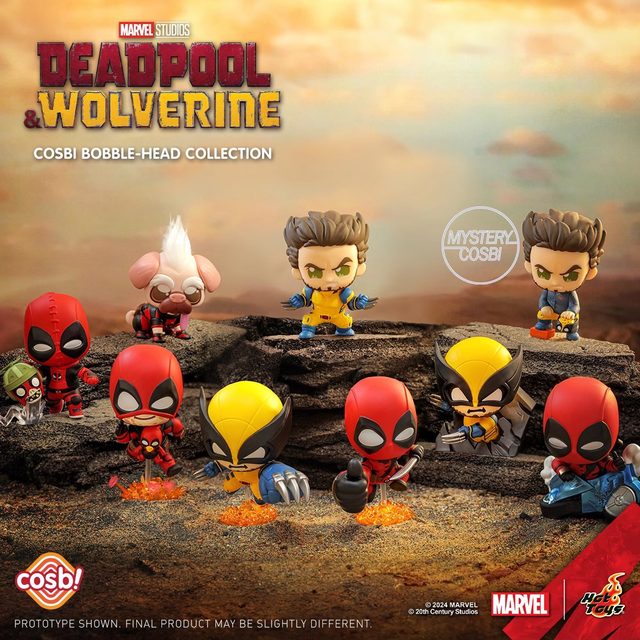 HotToys Deadpool and Wolverine Deadpool 3 Blind Box Movie Surrounding ...