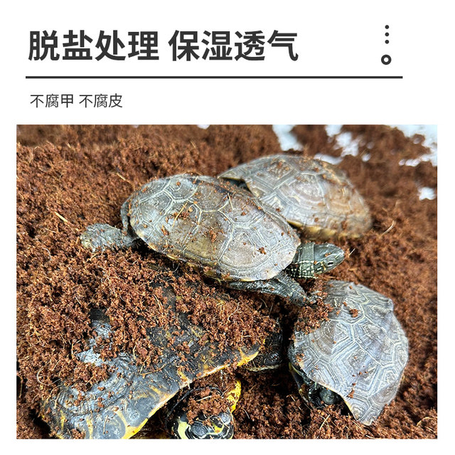 Coconut brick turtle special hibernation coconut soil reptile hermit ...