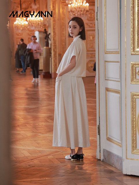 Magyann designer original simple and elegant new Chinese asymmetric ...