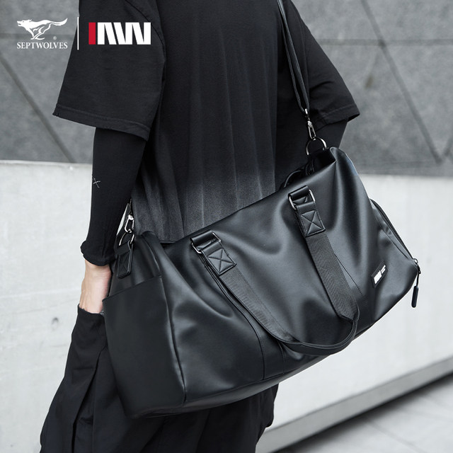 Septwolves men's travel bag large capacity handbag training sports ...