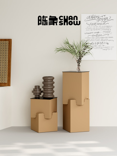 Chen Xiang misplaced display racks irregular table three -dimensional ...