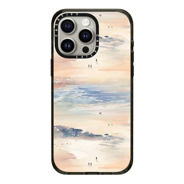 Spot Casetify Watercolor Beach Walking Applicable Application Apple ...