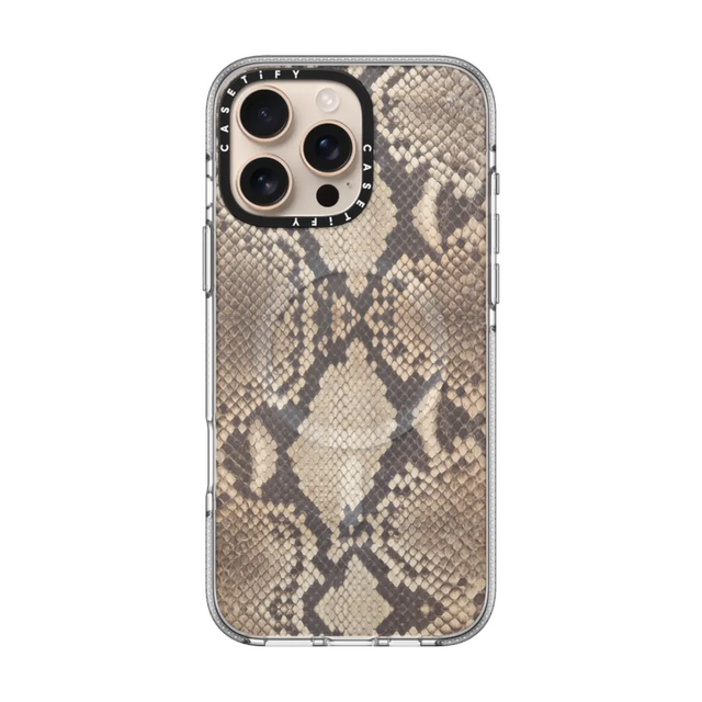 Spot Casetify brown snake pattern suitable for Apple iPhone16promax ...
