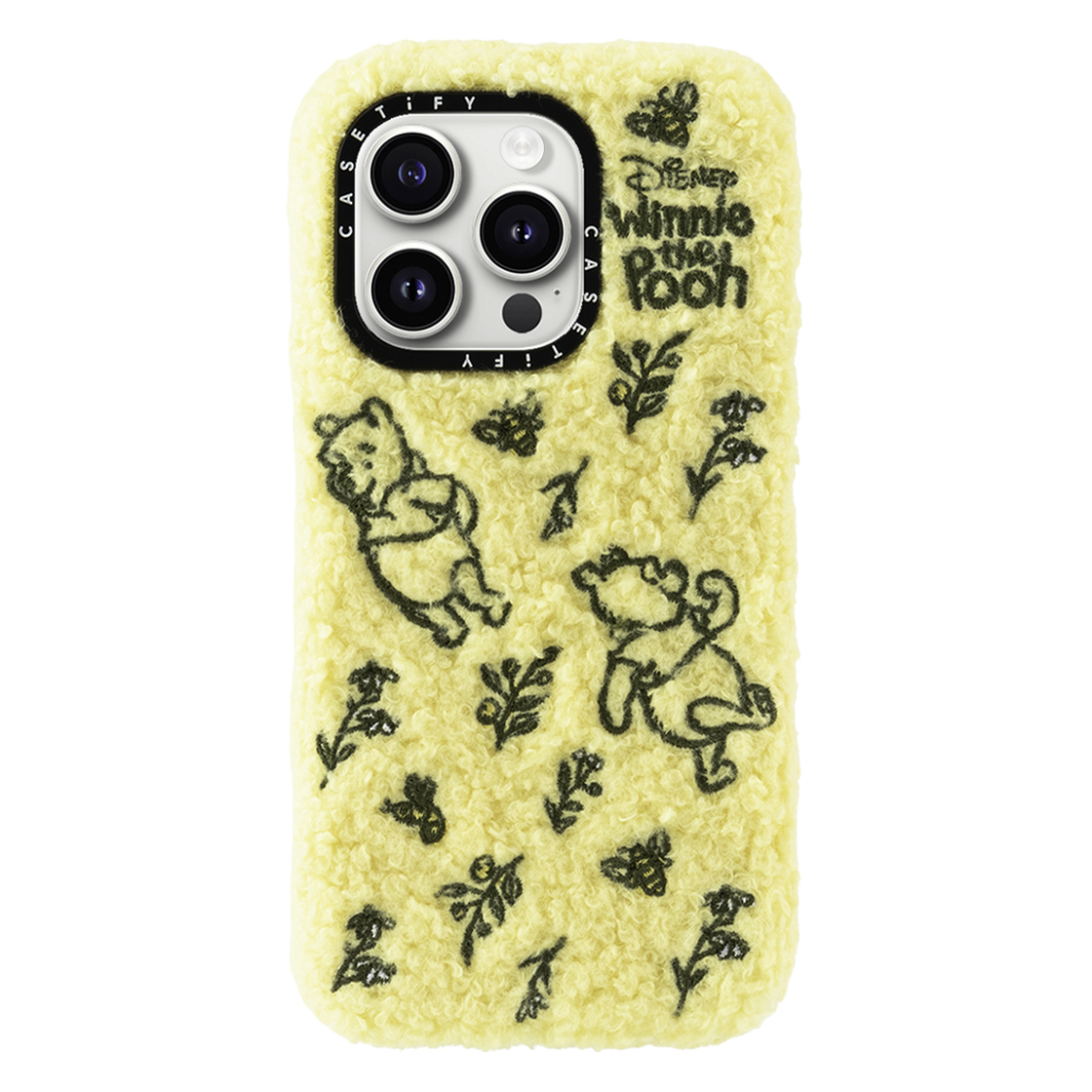 Spot Winnie the Pooh co-branded CASETiFY plush model suitable for Apple iPhone15promax mobile ...