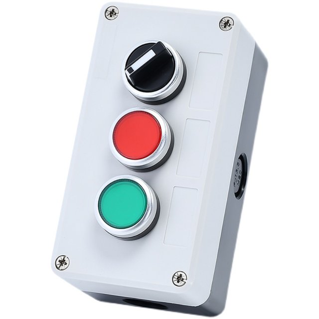 Button switch control box button indicator light start stop switch ...