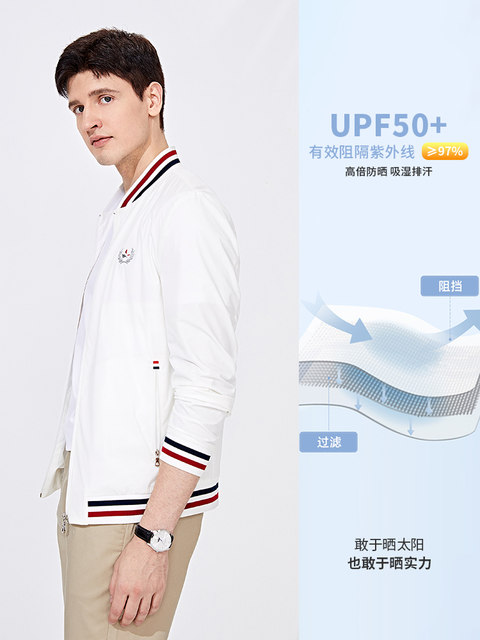 Navigare Italian Sailing White Jacket Male Spring Thin Sunshine Sunny ...