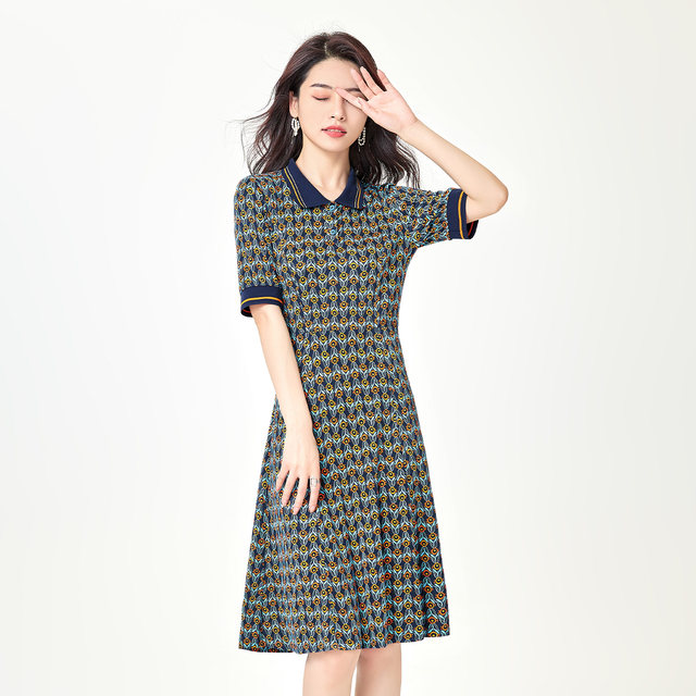 Spring Bamboo Summer Summer Silk POLO POLO Telled Short -sleeved Air ...